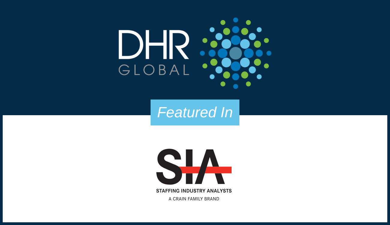Healthcare search firms see changes in demand | DHR Global